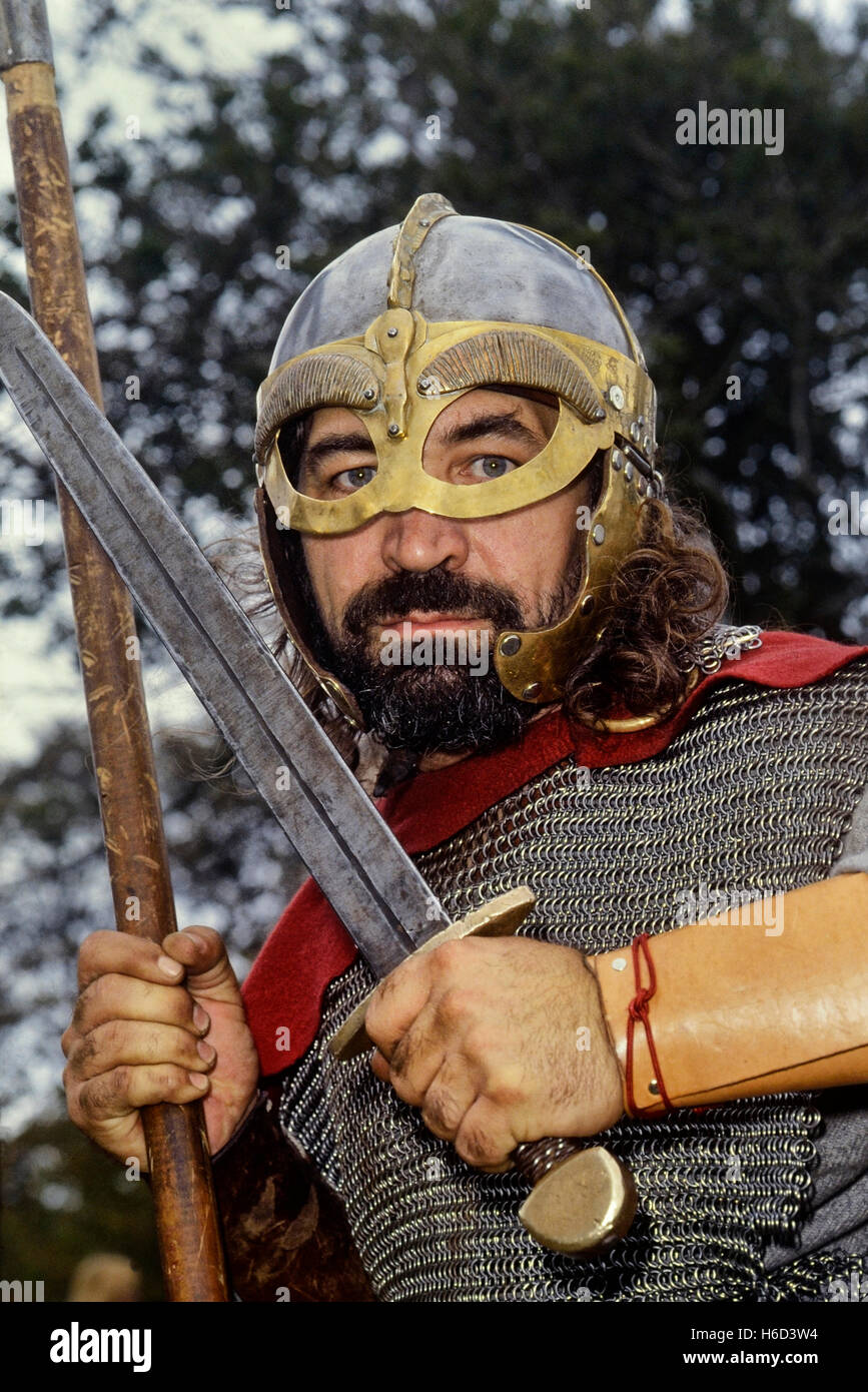 Historical re enactment soldier soldiers england uk hi-res stock ...