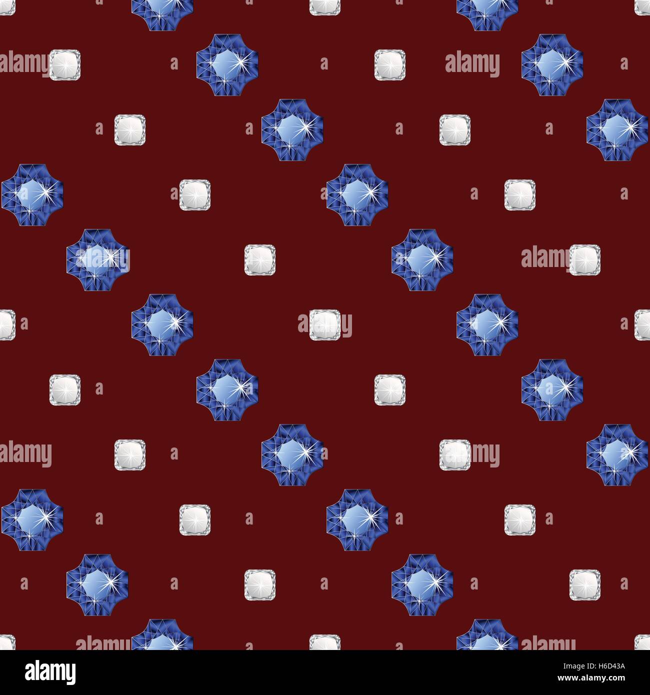 Diamonds seamless pattern Stock Vector Image & Art - Alamy