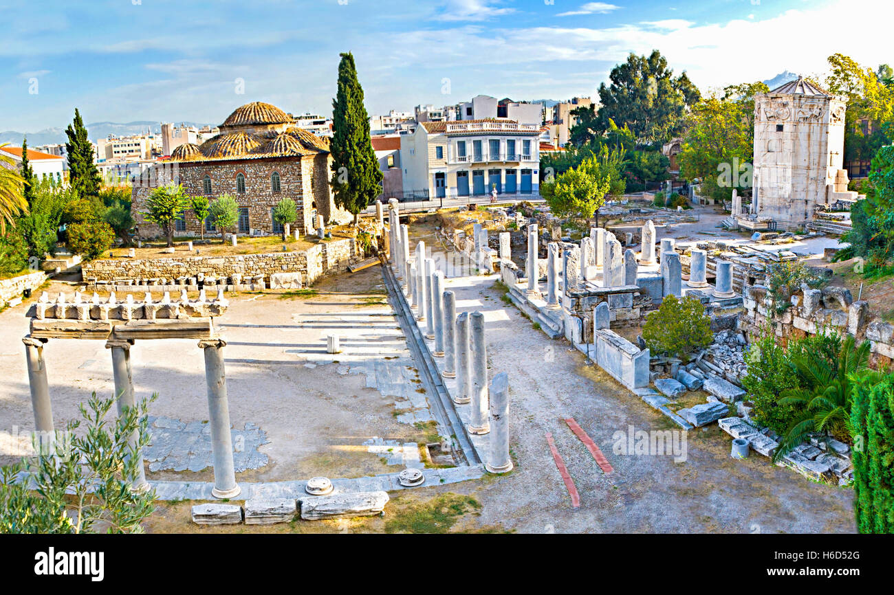 Parthenon with mosque hi-res stock photography and images - Alamy