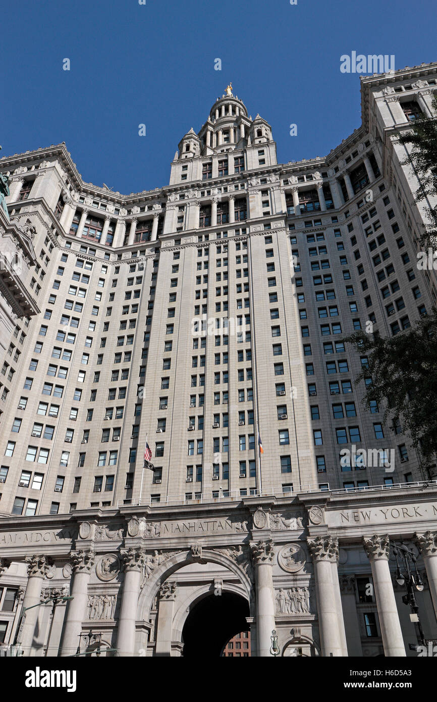 The Manhattan Municipal Building, Centre Street, Lower Manhattan, New ...