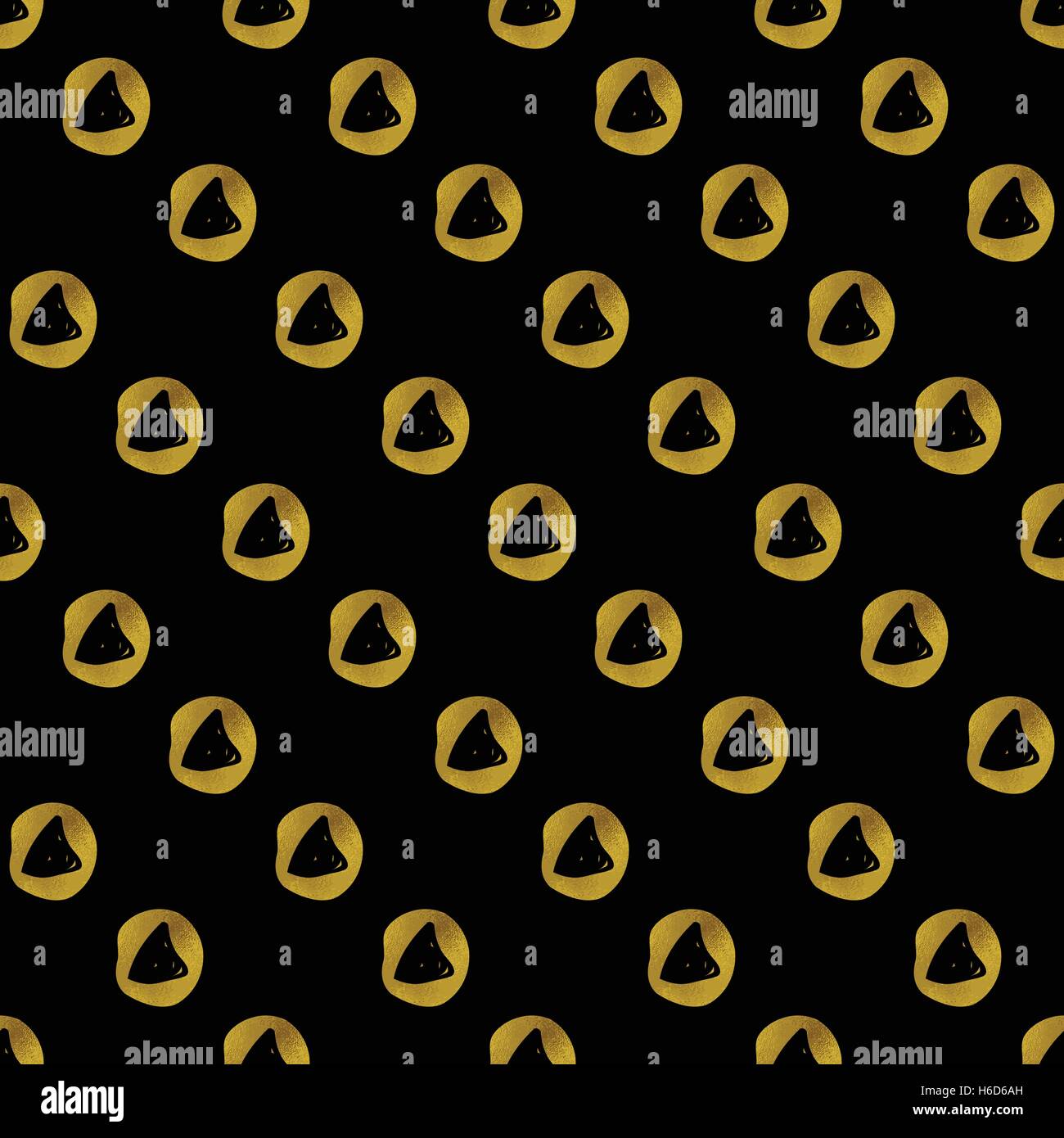 Geometric black and gold seamless pattern Stock Vector Image & Art - Alamy