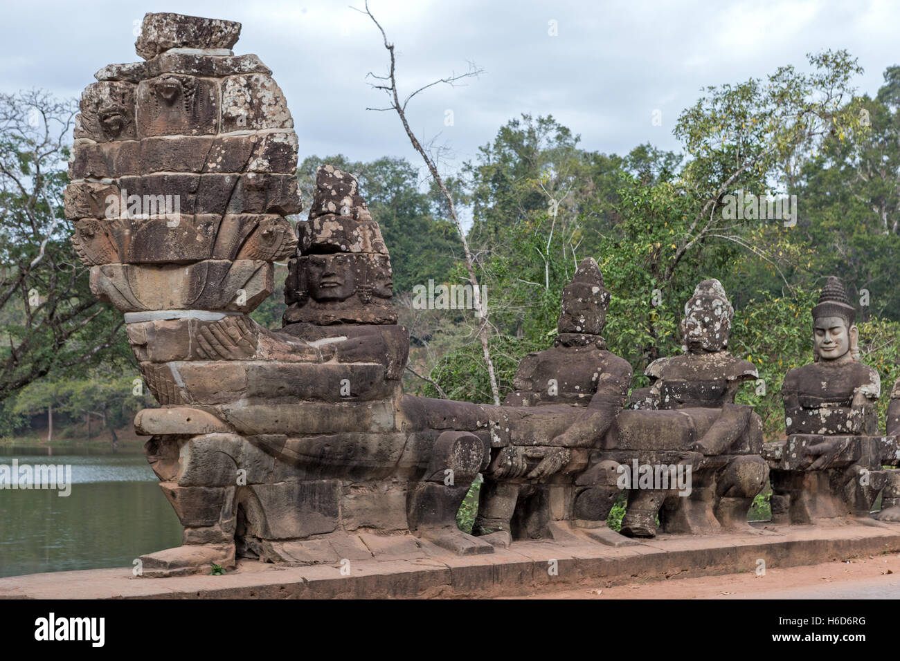 Naga and Devas aka demigods, Rainbow bridge, South gate entrance to ...