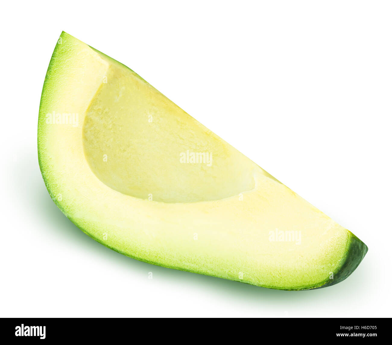 Green avocado isolated on white background with clipping path Stock ...