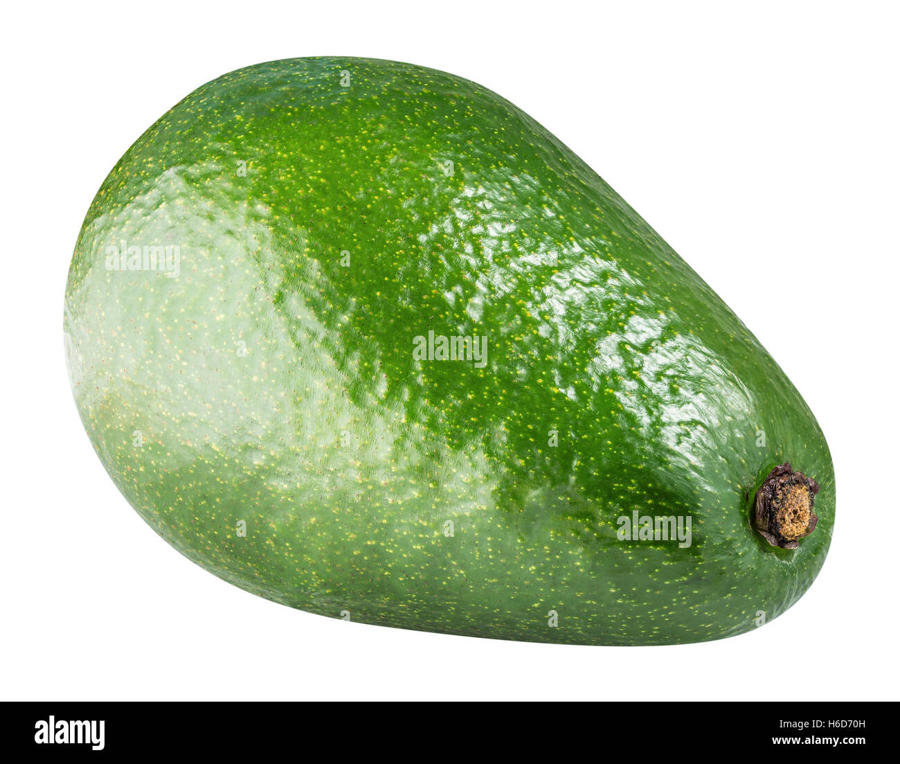 Green avocado isolated on white background with clipping path Stock ...
