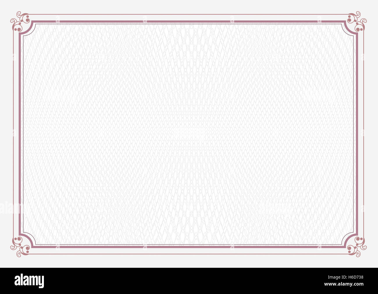 Certificate template border hi-res stock photography and images - Alamy