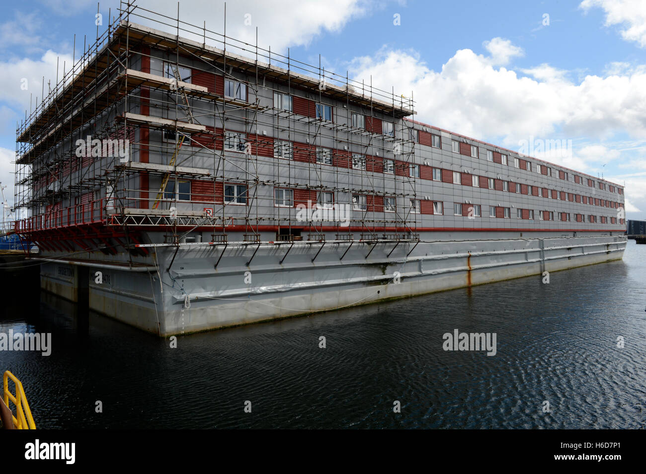 Lerwick harbour the main port for the Shetland Islands Scotalnd Stock ...
