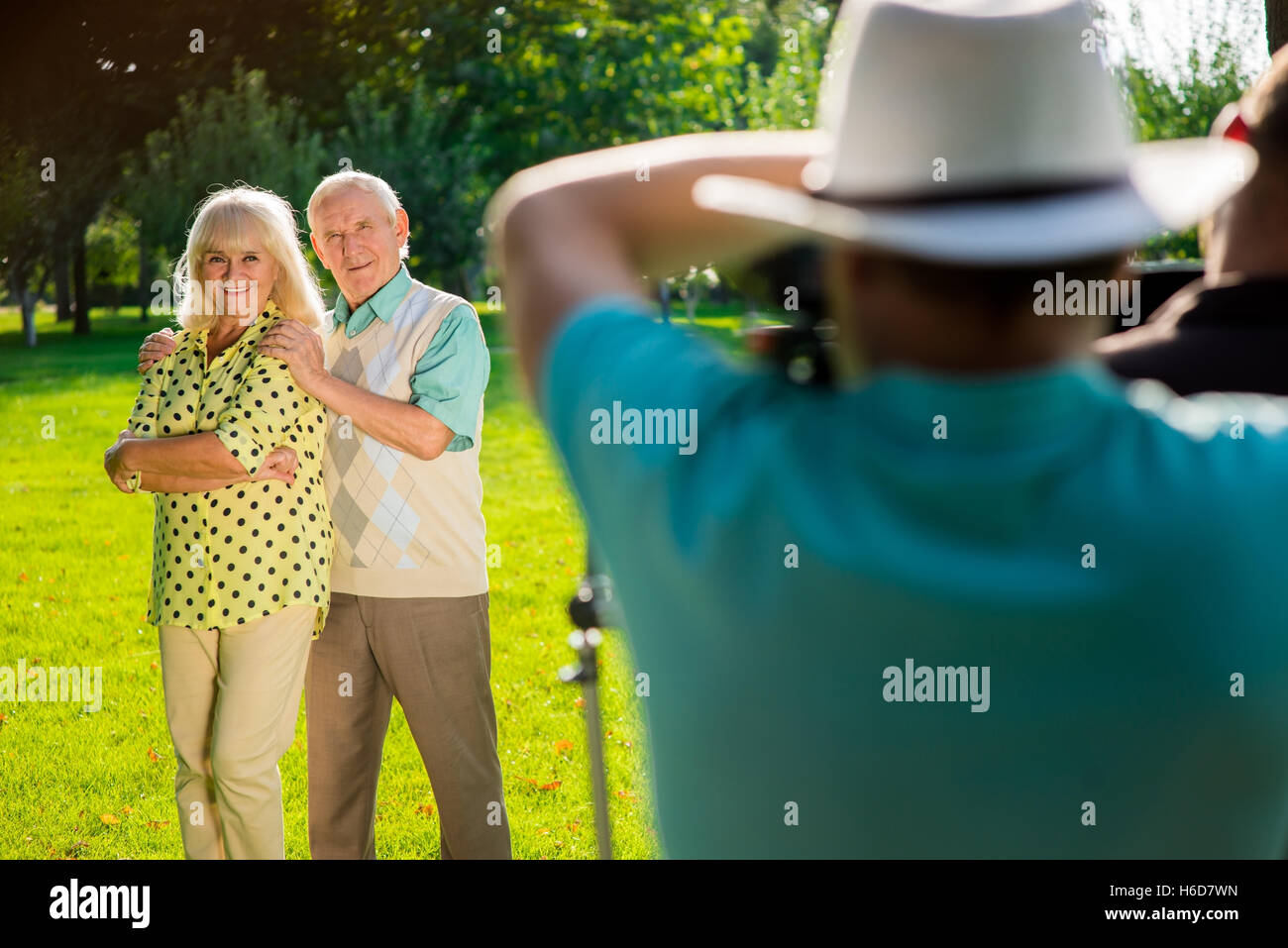Seniors standing hi-res stock photography and images - Alamy