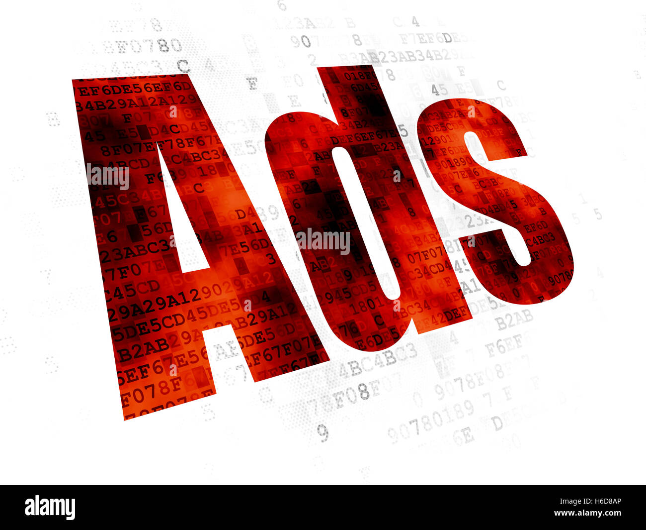 Advertising concept: Ads on Digital background Stock Photo - Alamy