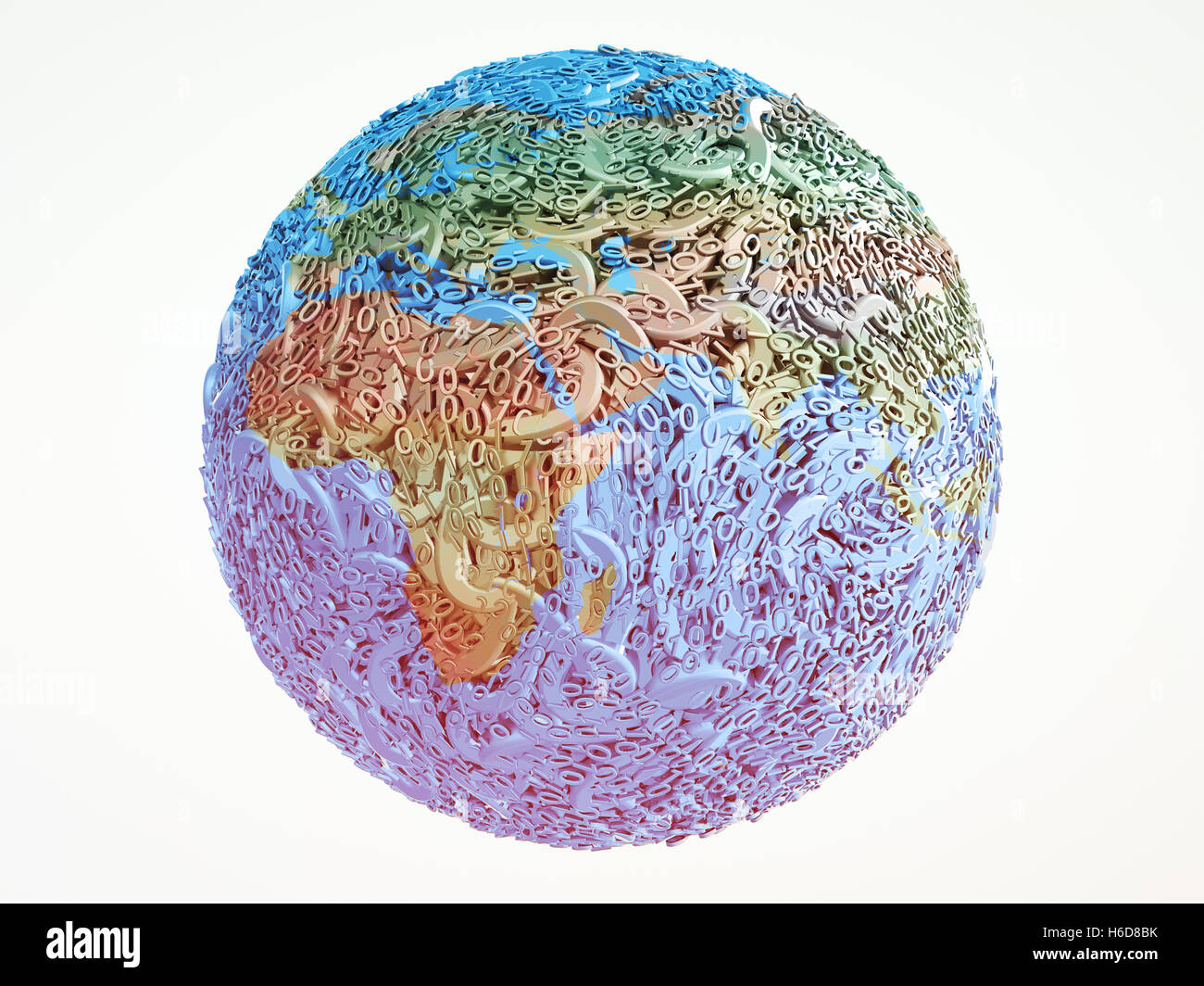 Numbers world map hi-res stock photography and images - Alamy