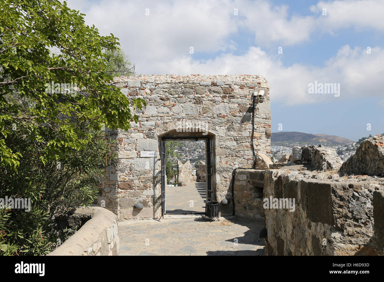 Bodrum Castle in Aegean Coast of Turkey Stock Photo - Alamy