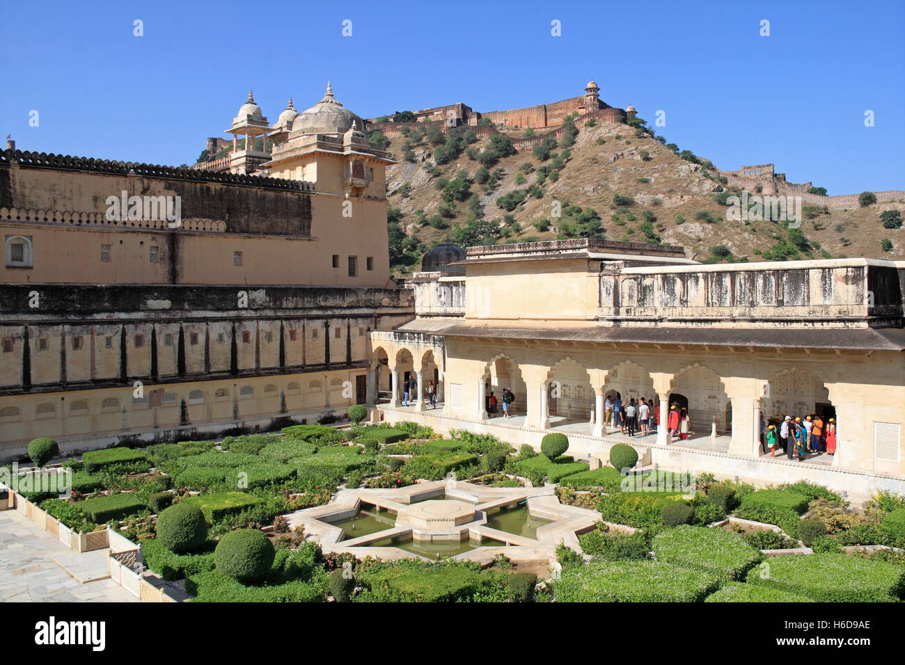 Sukh Niwas and Aram Bagh, Amer (or Amber) Fort, Amer, Jaipur, Rajasthan ...