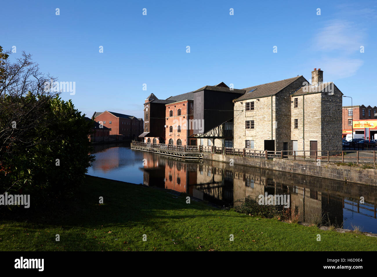 Wigan Pier on the Liverpool Leeds Canal England United Kingdom Stock ...
