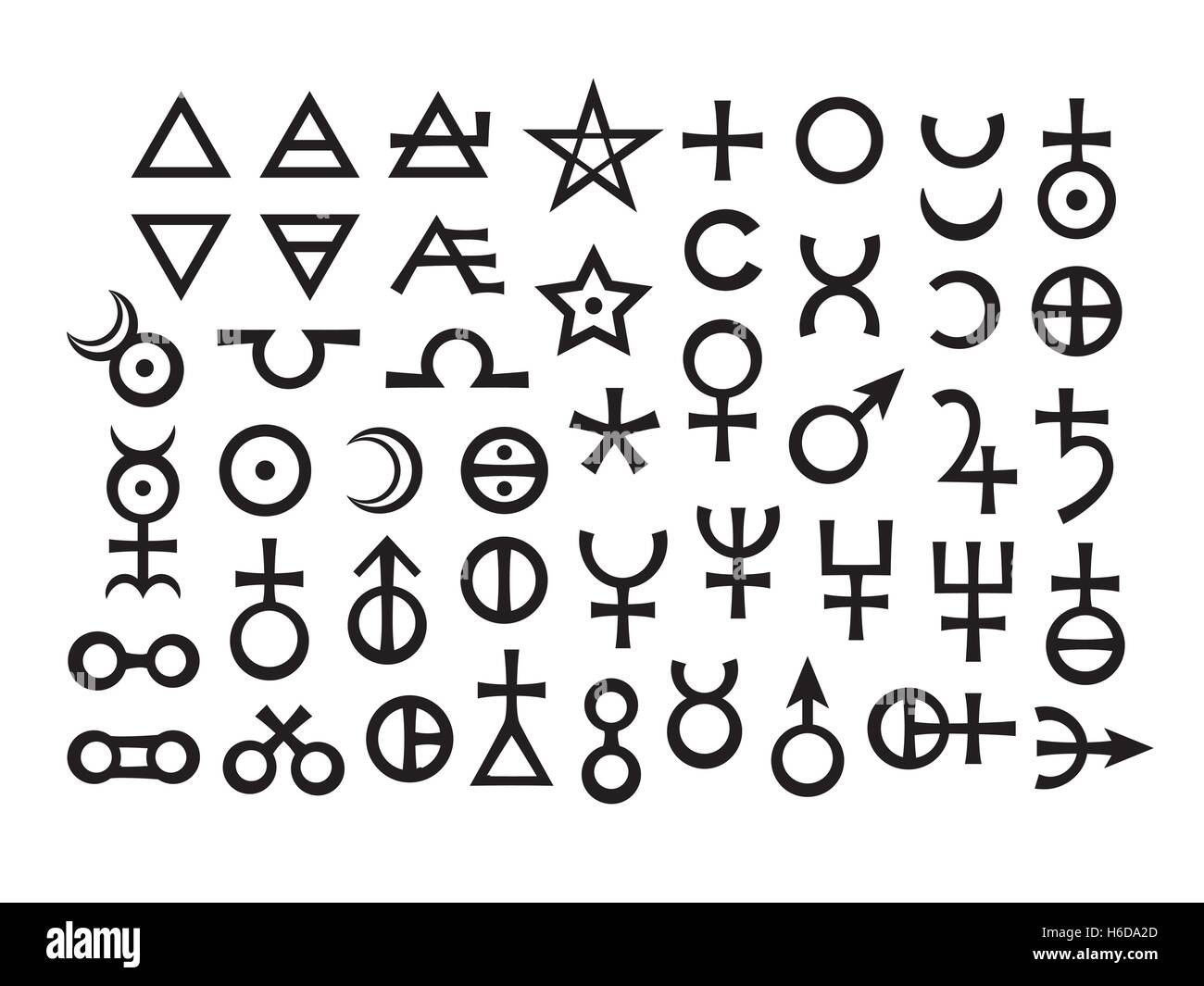 Alchemical Signs, part 1: Metals, Minerals and Alkali (Alchemical ...