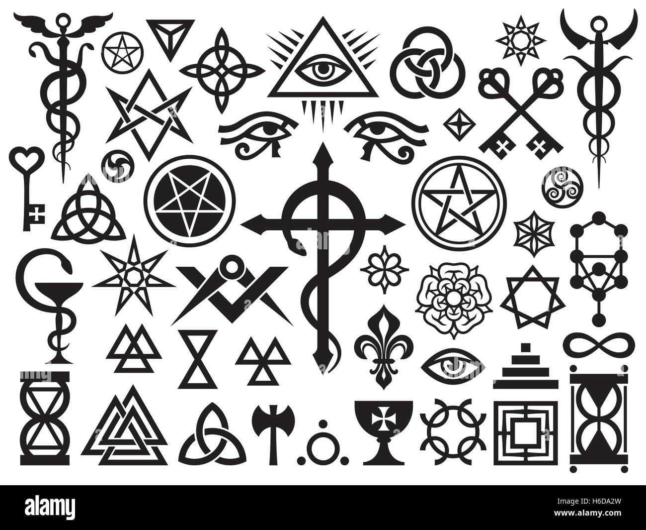 Medieval Occult Signs And Magic Stamps, Locks, Knots (with Additions ...