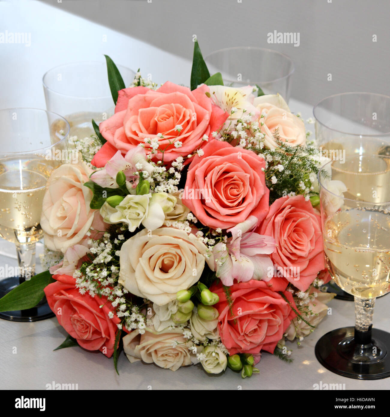 Beautiful bouquet from five flowers hi-res stock photography and images ...