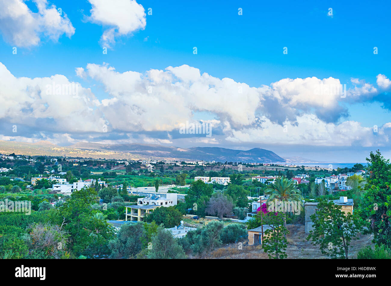 The scenic landscape of the West coast of Cyprus Stock Photo - Alamy