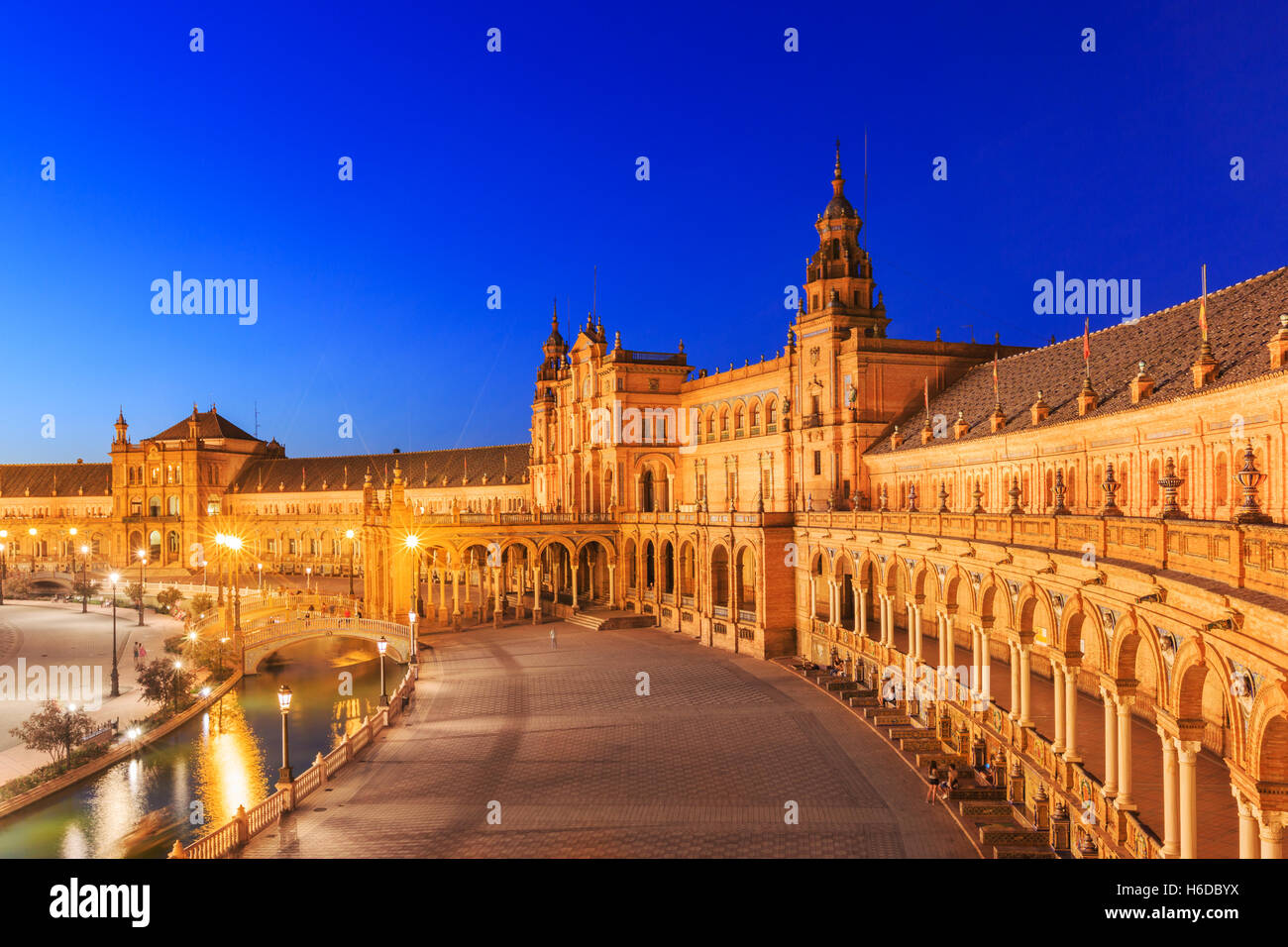 Seville, Spain. Spanish Square Stock Photo - Alamy