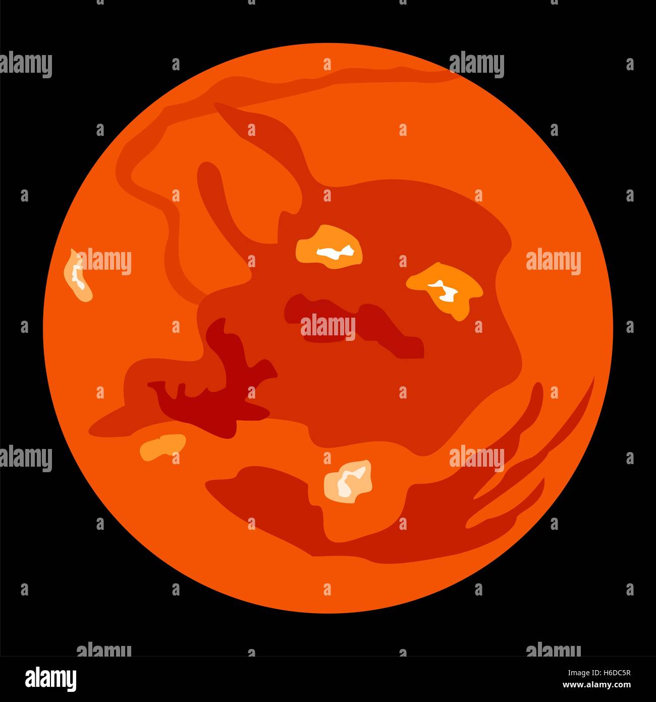 Vector solar system the Sun Stock Vector Image & Art - Alamy