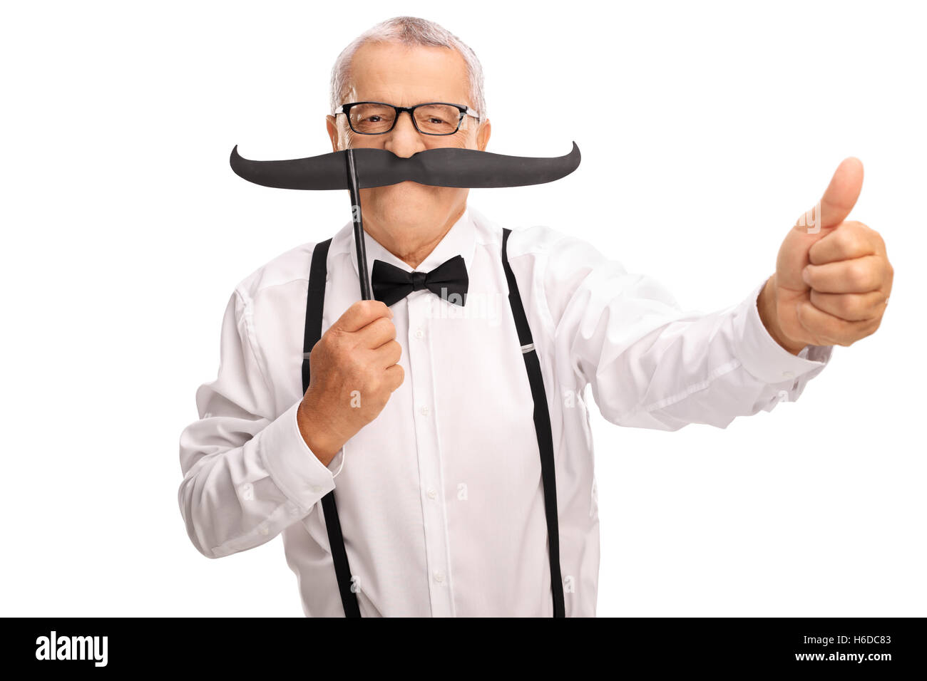Big moustache hipster man hi-res stock photography and images - Alamy