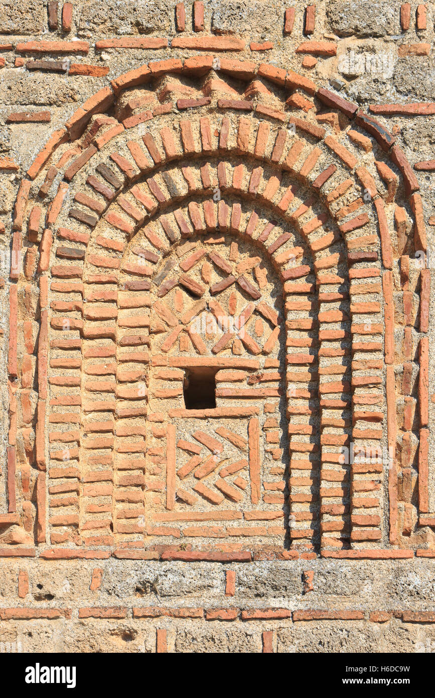 Detail of the masonry of the 13th-century Eastern Orthodox Church of St ...