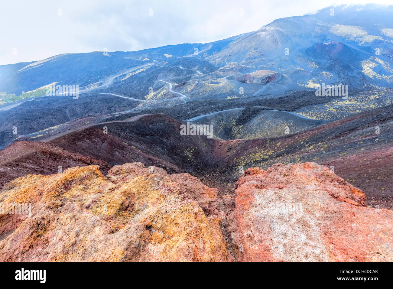 Mount Etna; Catania; Sicily; Italy Stock Photo - Alamy