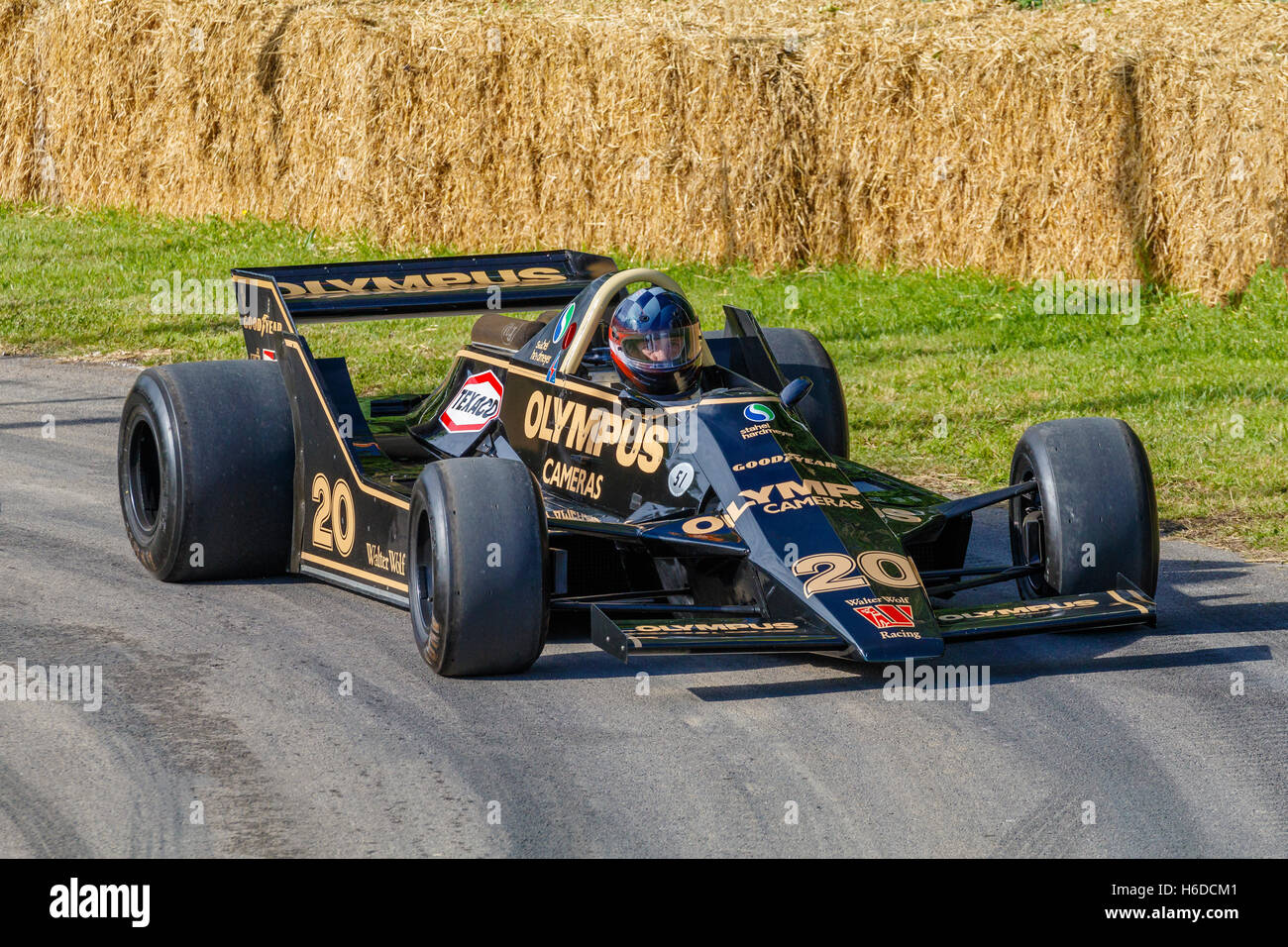 1979 Wolf-Cosworth WR7 with driver Rudolf Rami at the 2016 Goodwood ...