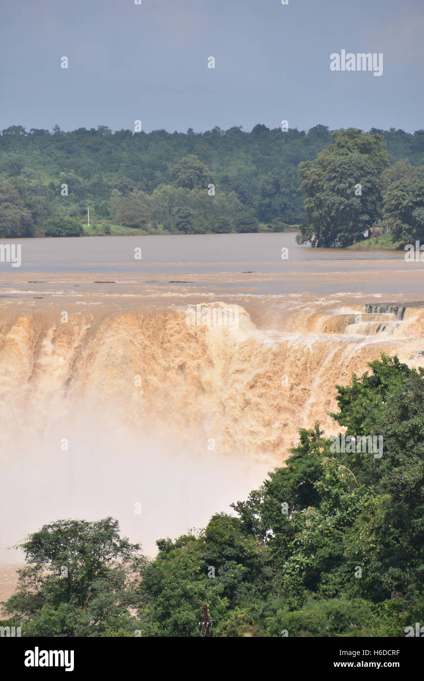 Chitrakot waterfall, Chattishgarh, India Stock Photo - Alamy