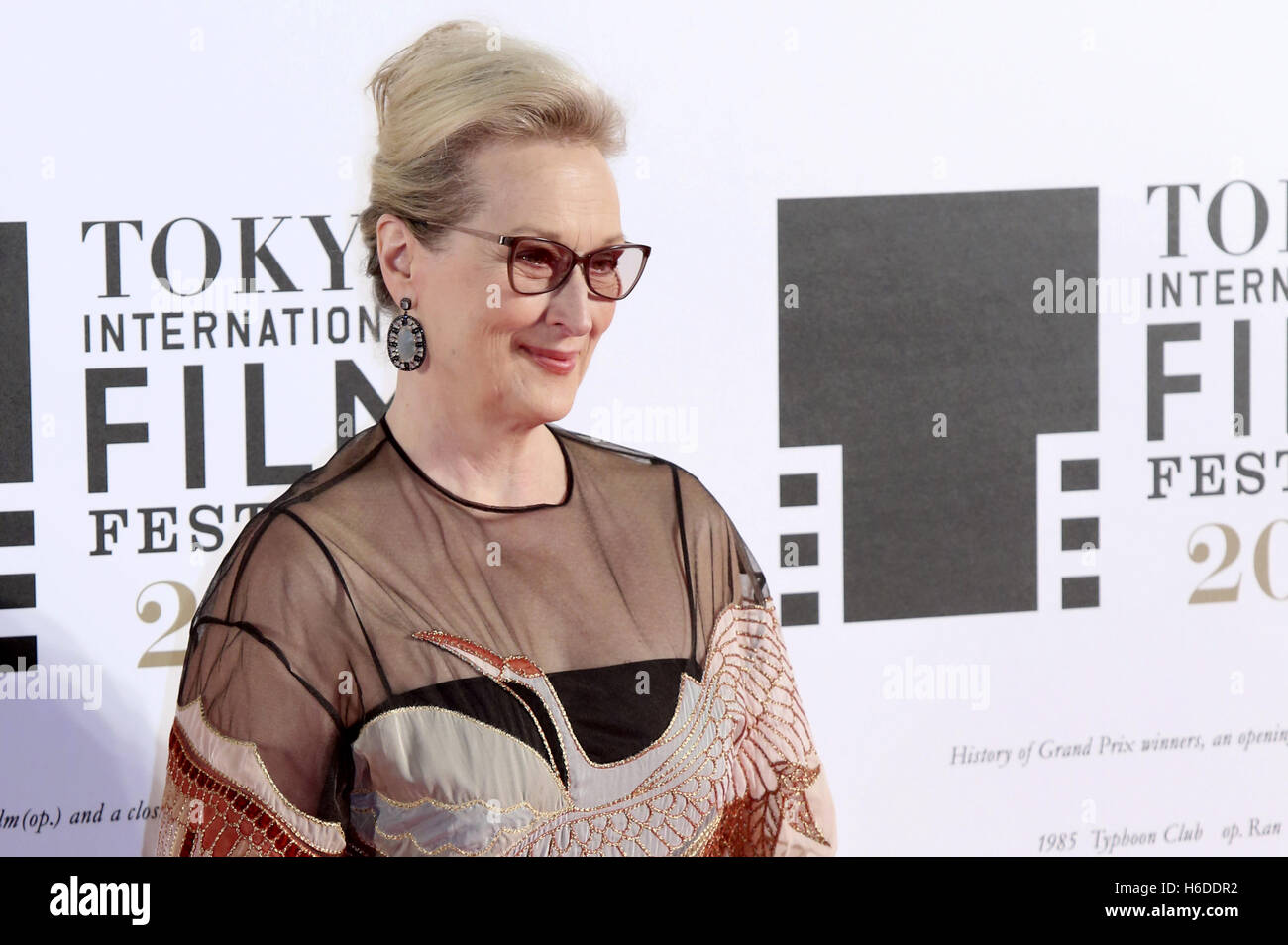 Tokyo, Japan. 25th Oct, 2016. Meryl Streep attends the opening ceremony ...