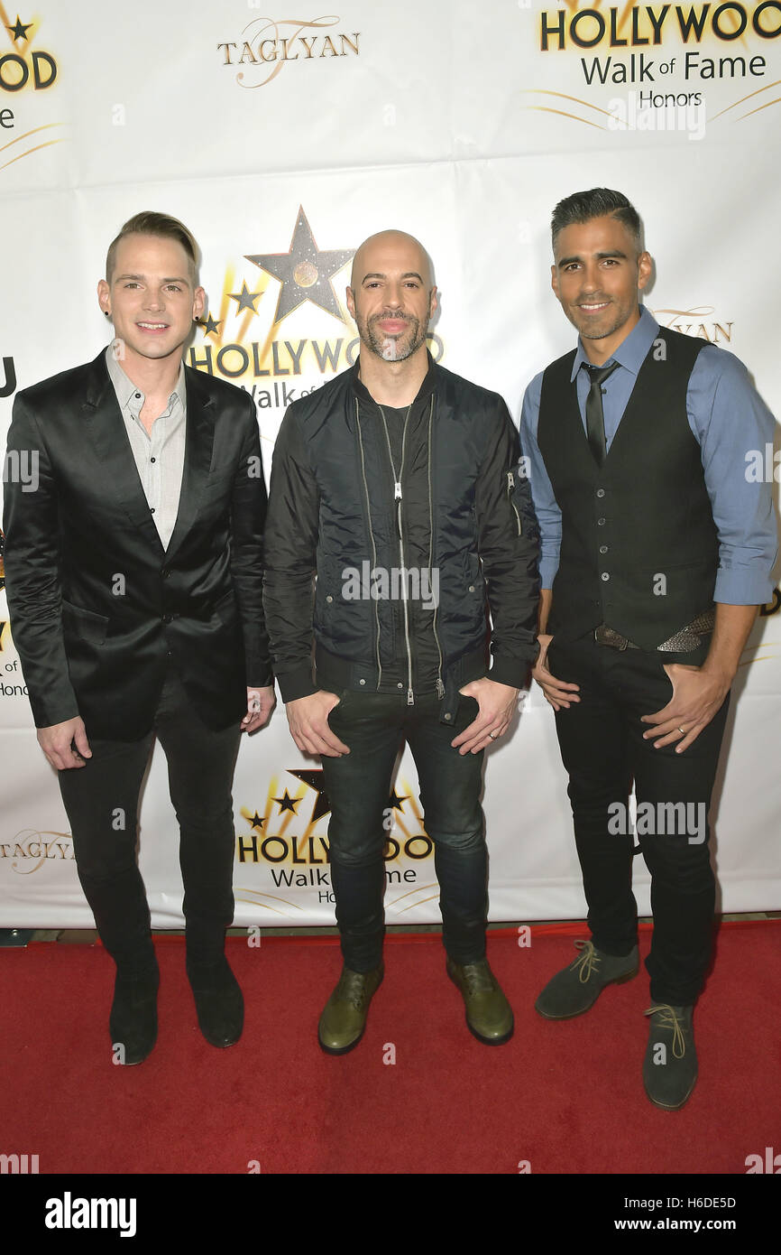 Los Angeles, USA. 25th Oct, 2016. Daughtry attend the 'Hollywood Walk ...