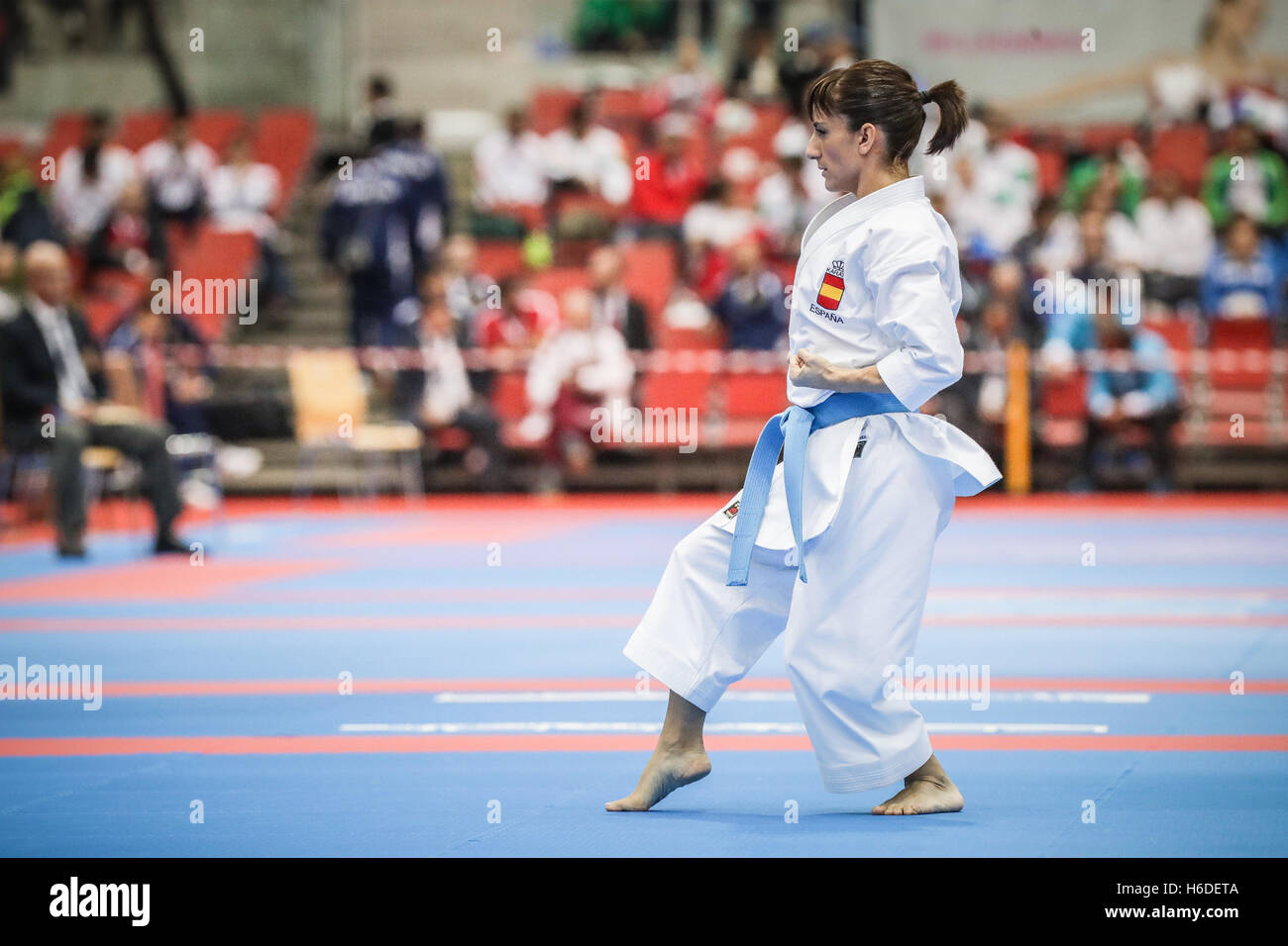 Linz, Austria. 26, October, 2016. Alexandra Feracci (France) Kata ...