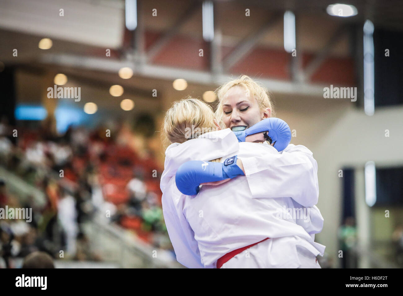 Linz, Austria. 26, October, 2016. Kumite Female, World Championship ...