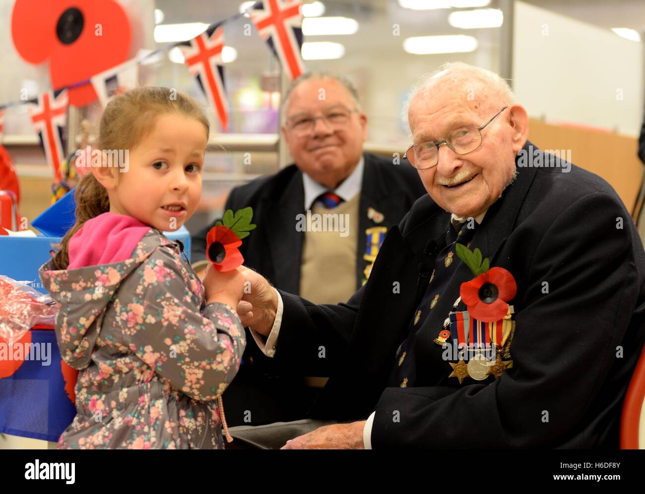 Newport, Wales, UK. 27th Oct, 2016. Poppy Launch. The 2016 Poppy appeal ...
