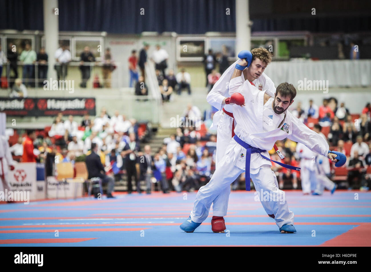 Linz, Austria. 26, October, 2016. Rafael Aghayev - Kumite Male, World ...