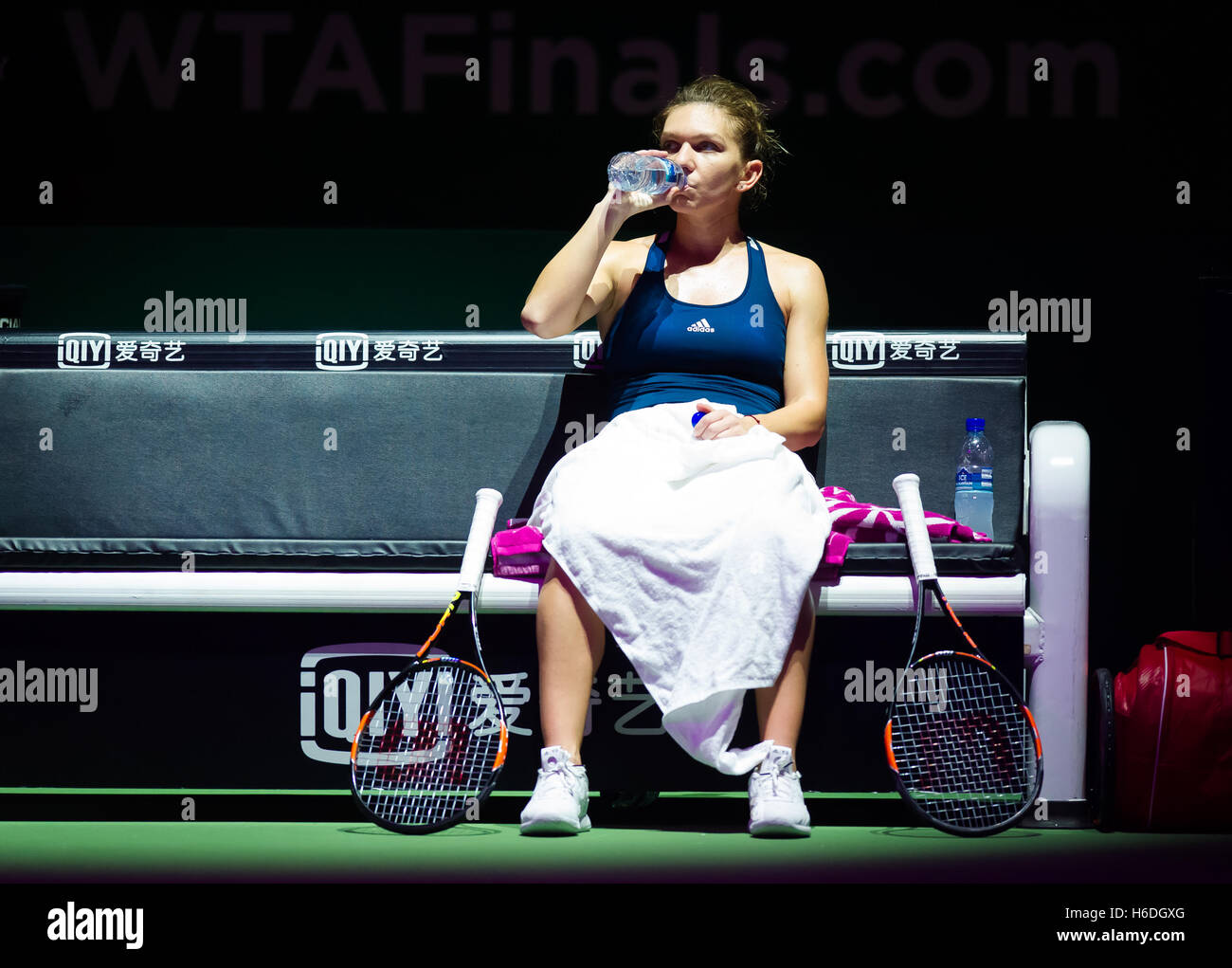Singapore, Singapore. 27 October, 2016. Simona Halep in action at the ...