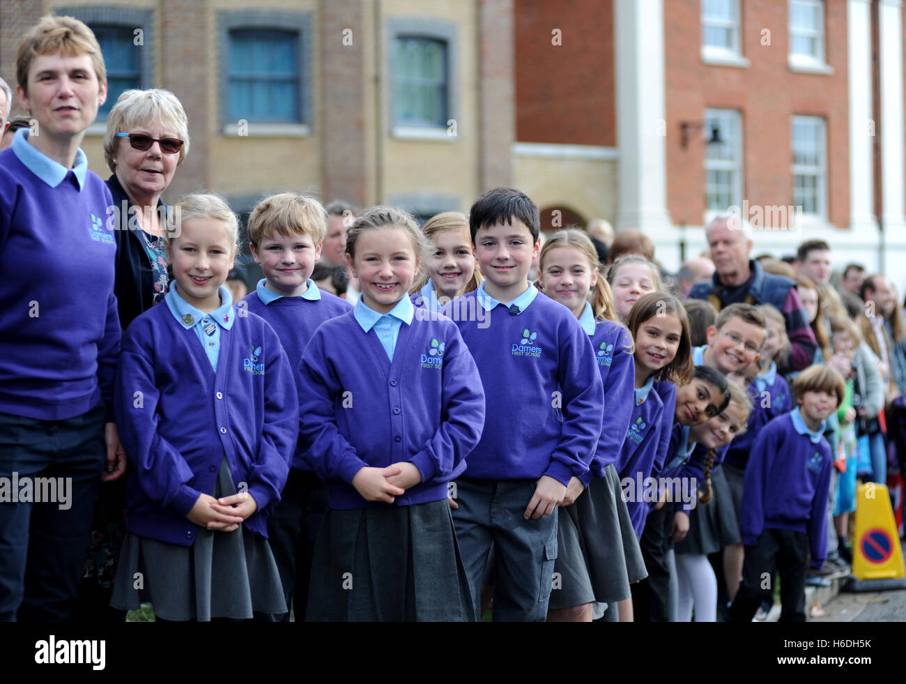 The queen mother and standing the duke of edinburgh hi-res stock ...