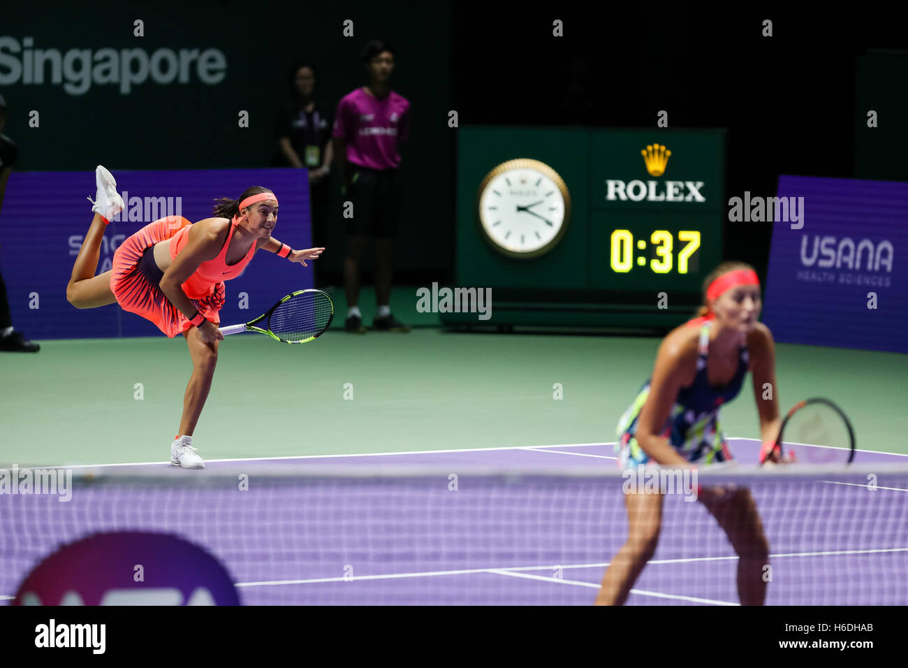 Singapore indoor stadium, Singapore. 27th October, 2016. BNP Paribas ...