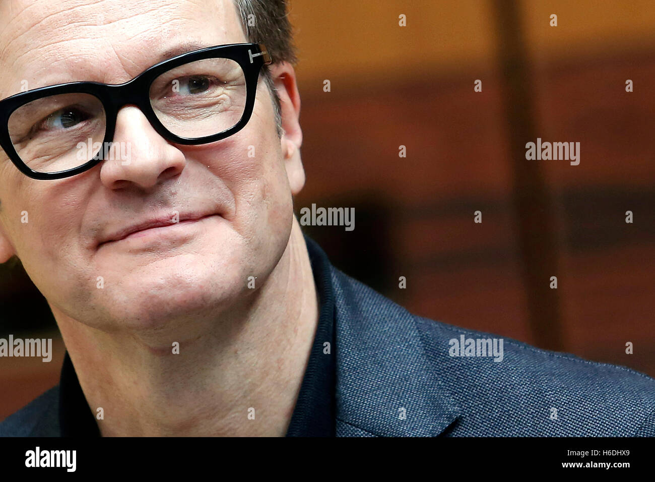 Colin Firth Rome 27th October 2016. Actor Colin Firth guest at the ...