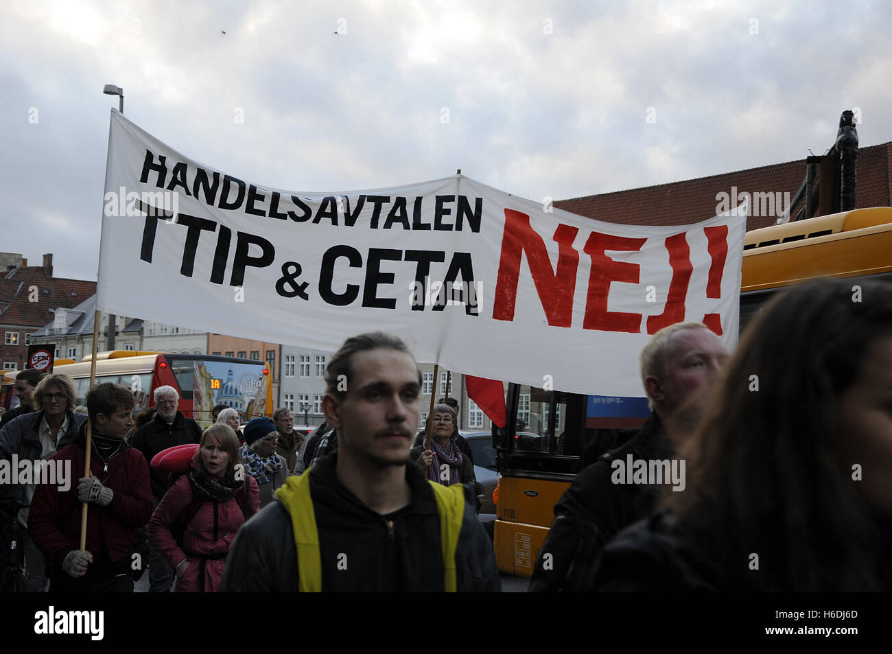 Copenhagen, Denmark. 27th Oct, 2016. Thousands stage protest rally in ...