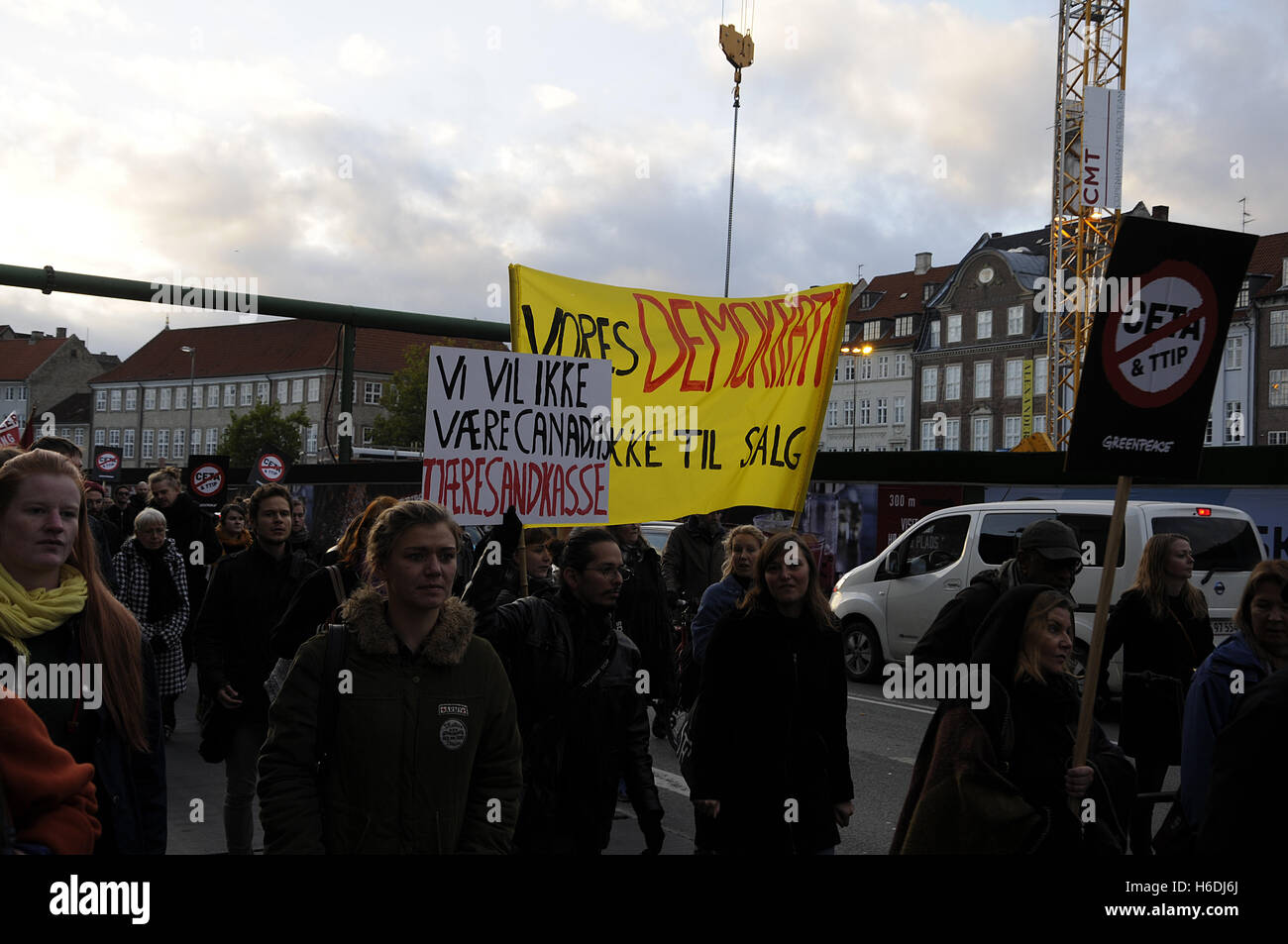 Copenhagen, Denmark. 27th Oct, 2016. Thousands stage protest rally in ...
