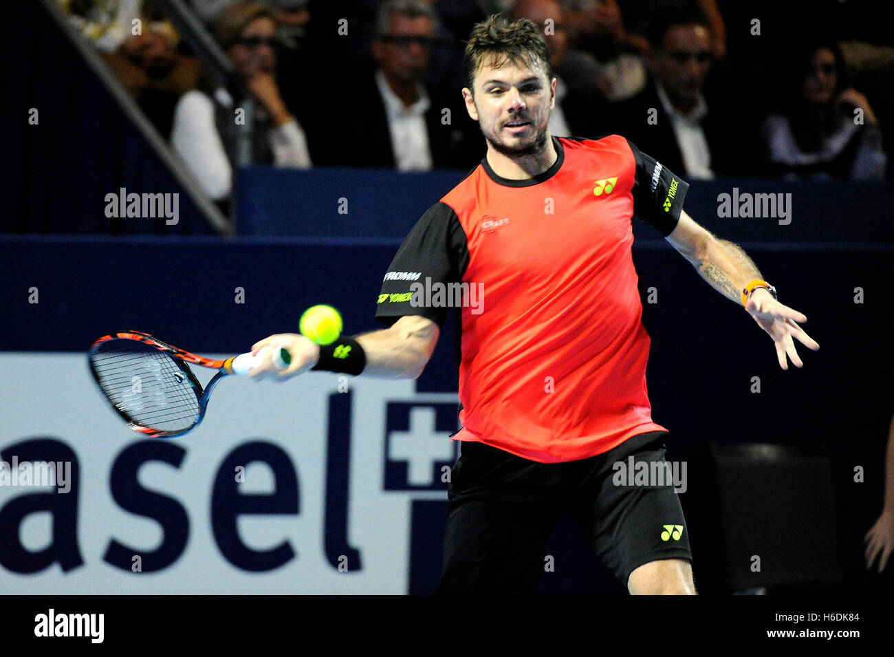Jakobshalle, Basel, Switzerland. 27th Oct, 2016. Basel Swiss Indoors ...