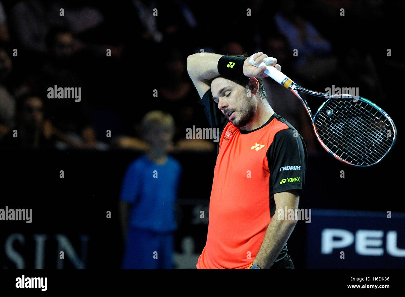 Jakobshalle, Basel, Switzerland. 27th Oct, 2016. Basel Swiss Indoors ...