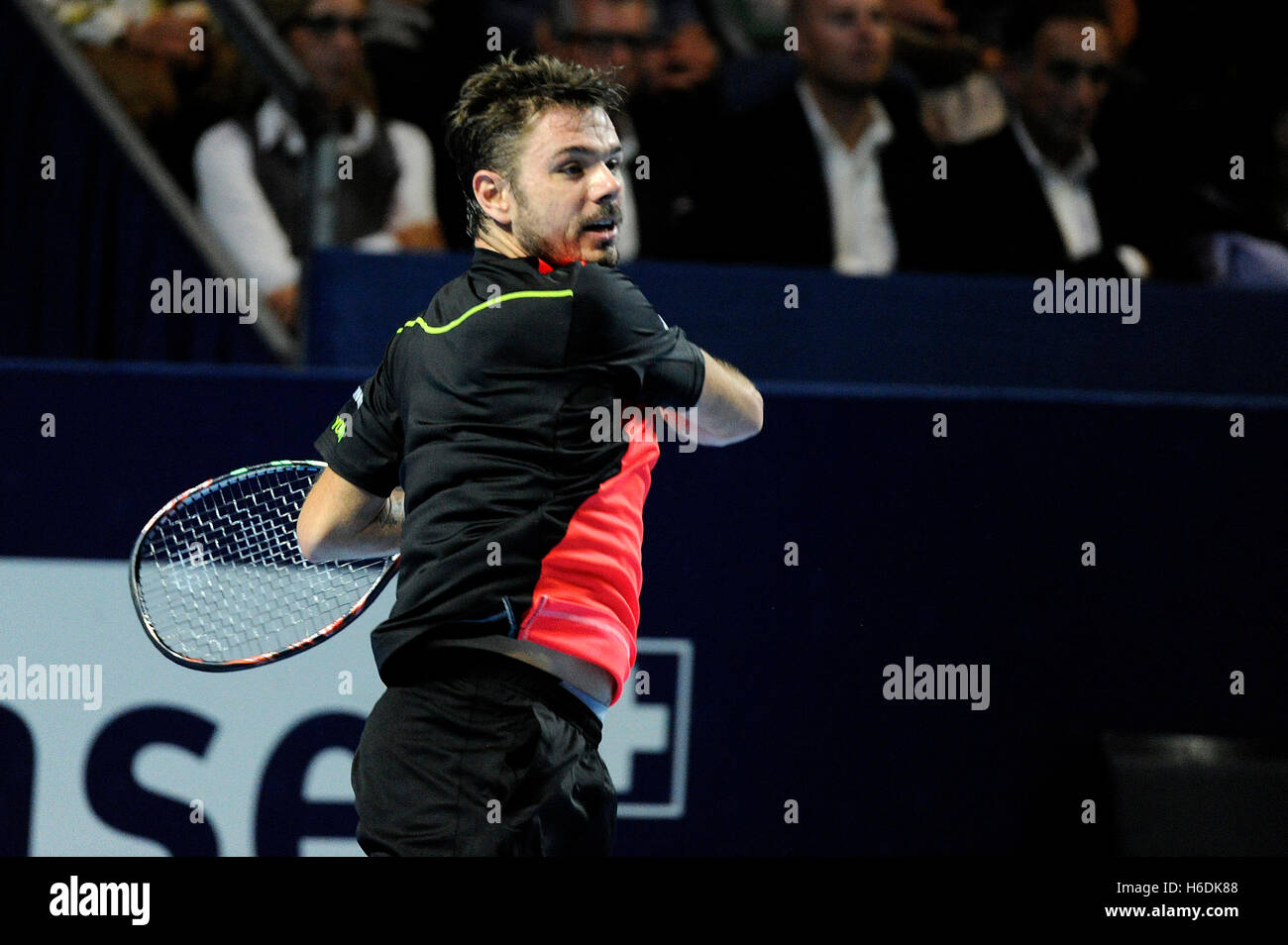 Jakobshalle, Basel, Switzerland. 27th Oct, 2016. Basel Swiss Indoors ...