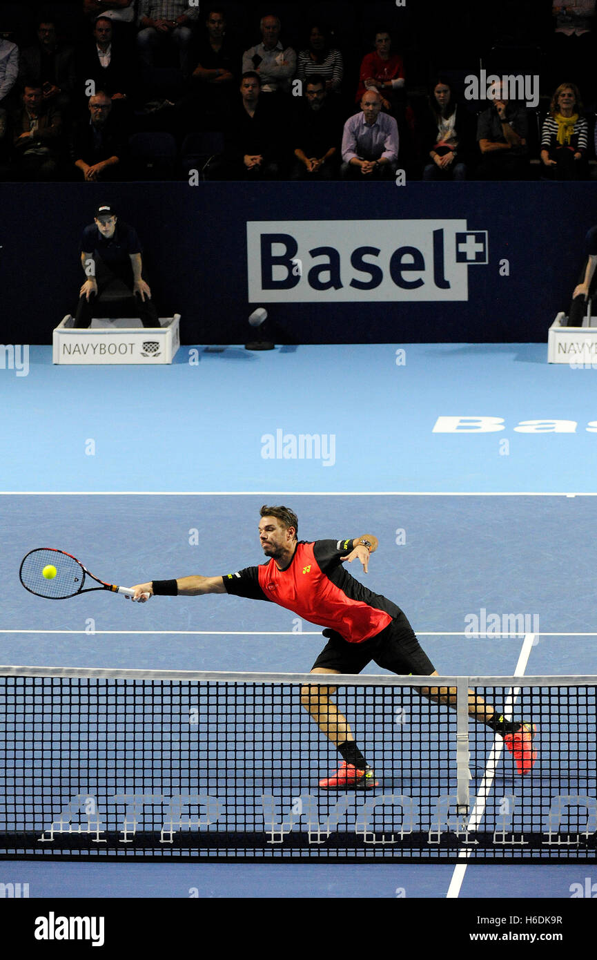 Jakobshalle, Basel, Switzerland. 27th Oct, 2016. Basel Swiss Indoors ...