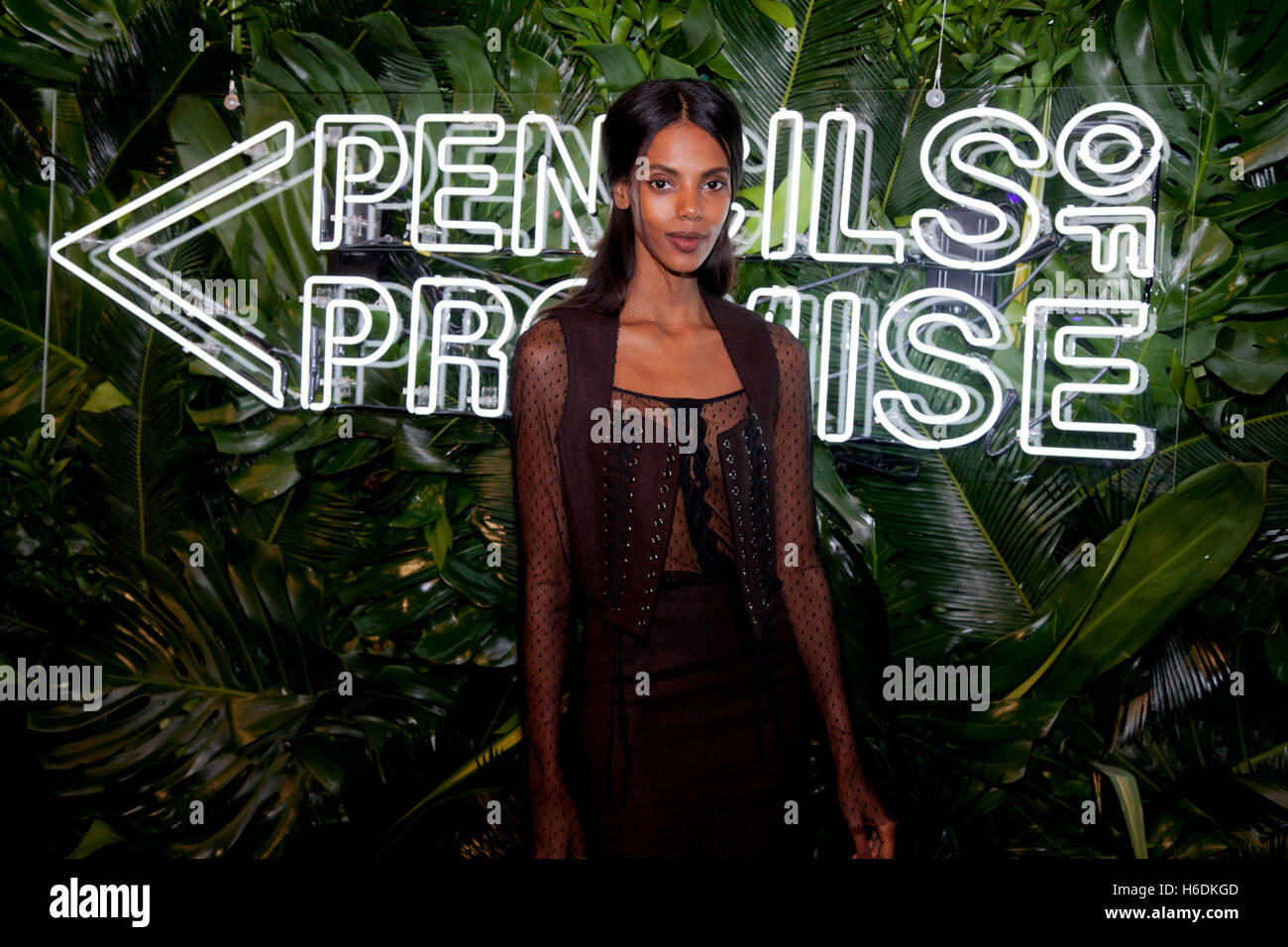 Grace Mahary attends the 2016 Pencils of Promise Gala at Cipriani on ...