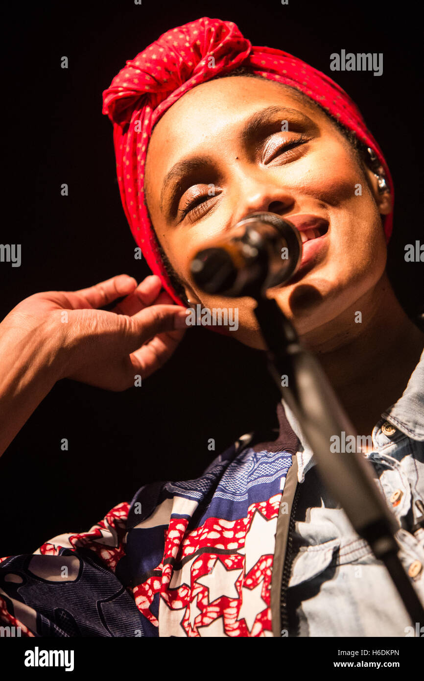 Milan Italy. 27th October 2016. The French pop-soul singer Nadia ...