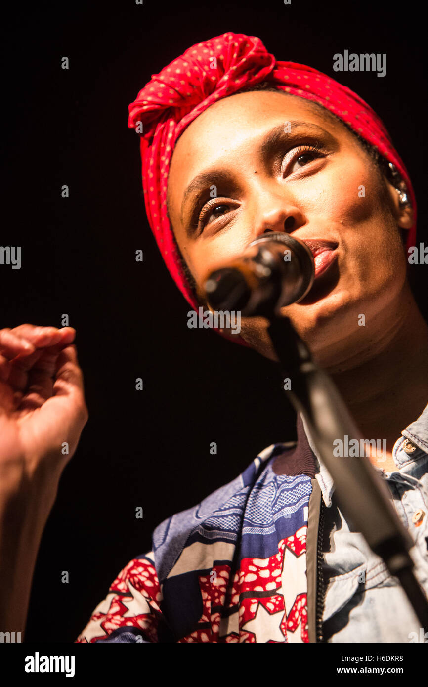 Milan Italy. 27th October 2016. The French pop-soul singer Nadia ...