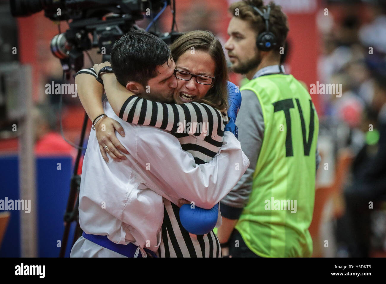 Linz, Austria. 27, October, 2016. Geoffrey & Lisa Berens (Netherlands ...