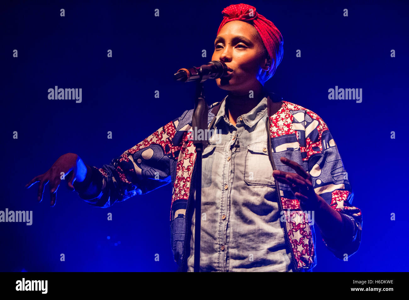 Milan Italy. 27th October 2016. The French pop-soul singer Nadia ...