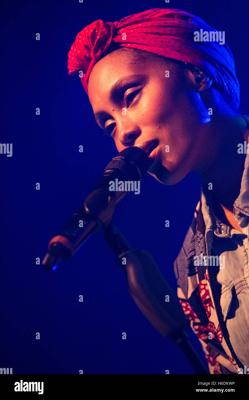 Milan Italy. 27th October 2016. The French pop-soul singer Nadia ...