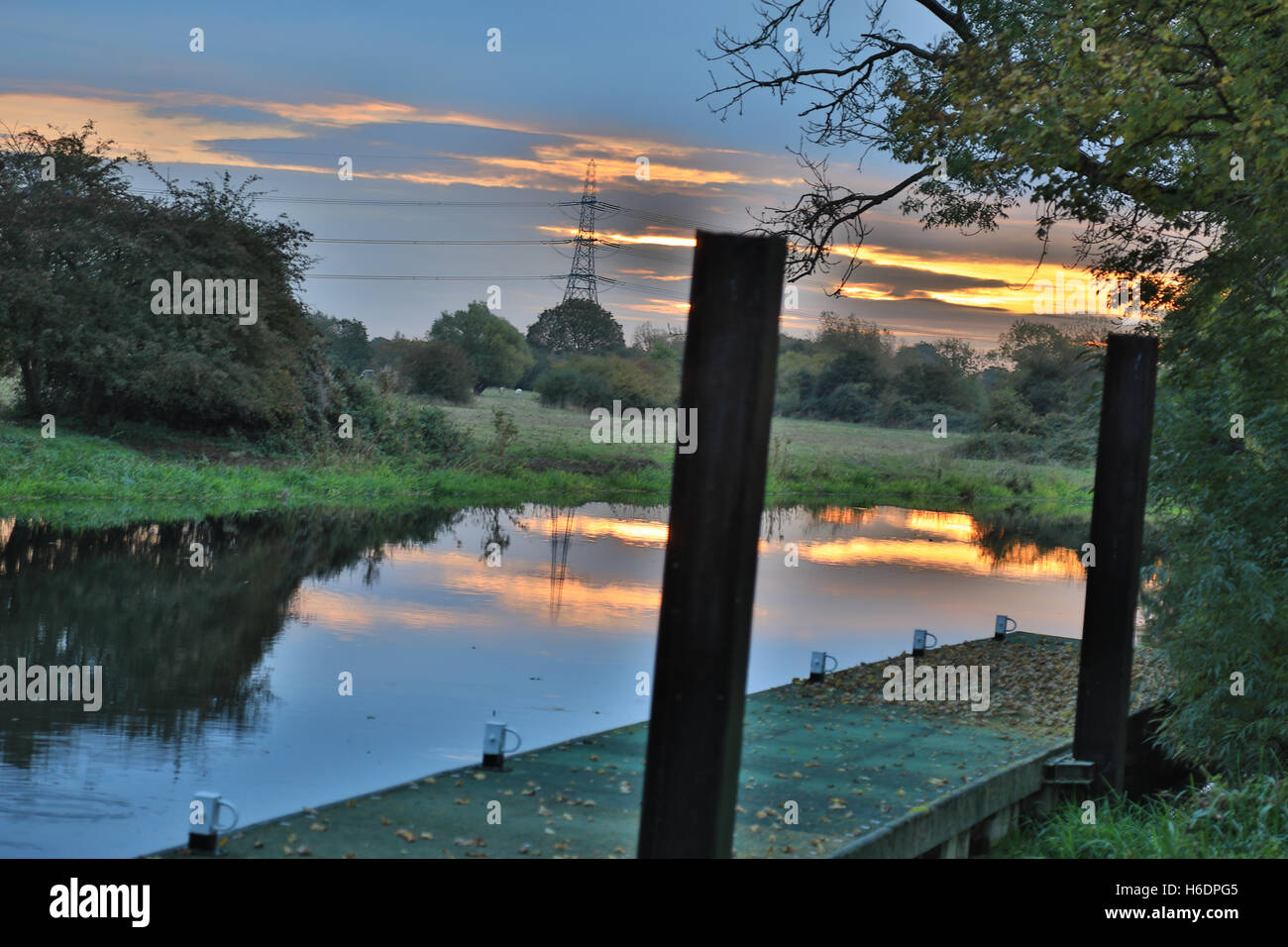 Sunrise over peterborough hi-res stock photography and images - Alamy